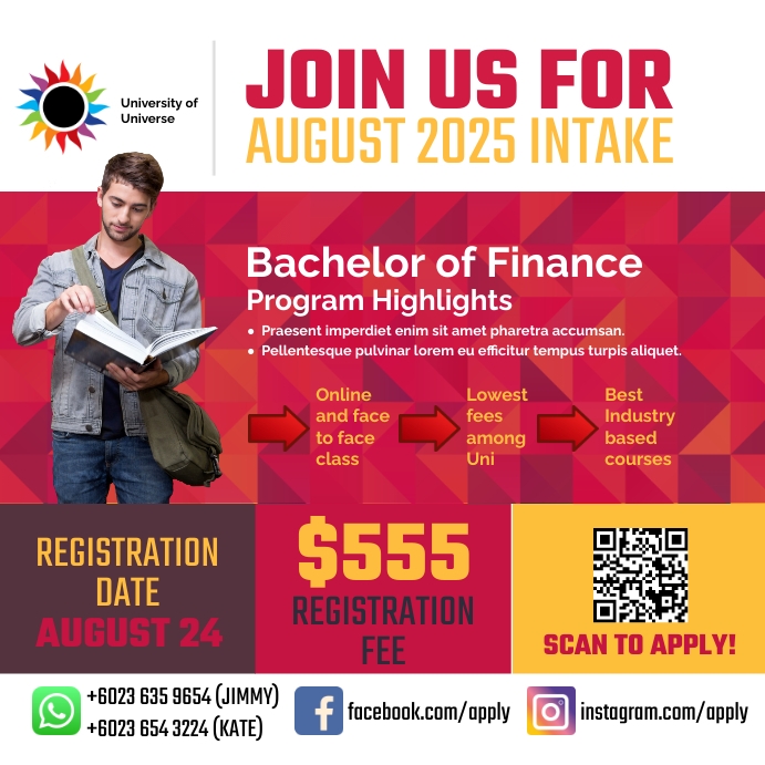 Copy of Admission Open Instagram Post | PosterMyWall