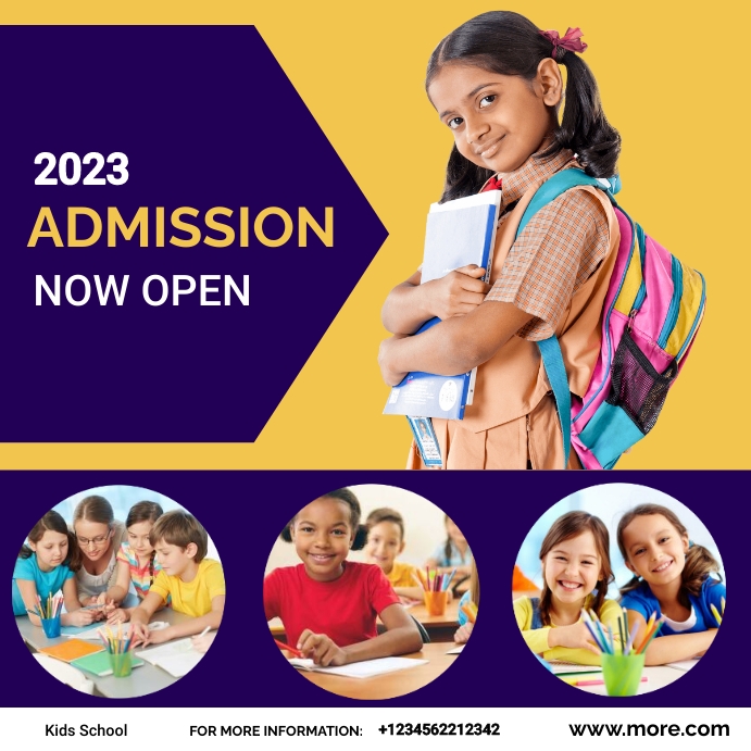 Copy of Admission Poster Template | PosterMyWall
