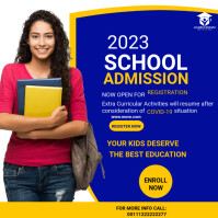 Admission Poster Template | PosterMyWall