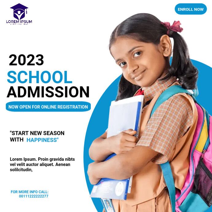 Admission Poster Template | PosterMyWall