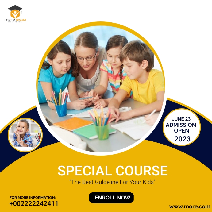 Admission Poster Template | PosterMyWall