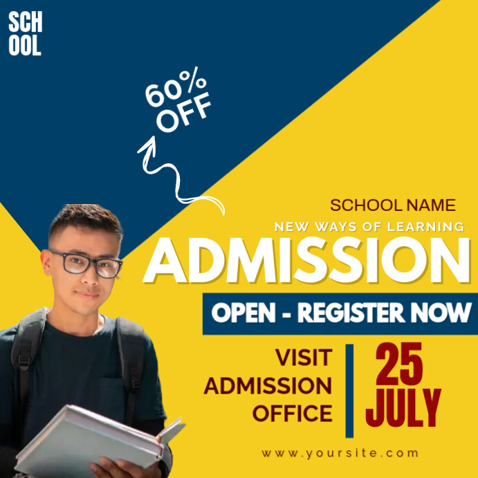 admission.a Template | PosterMyWall