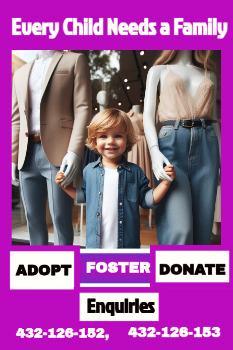 Adoption poster Template | PosterMyWall