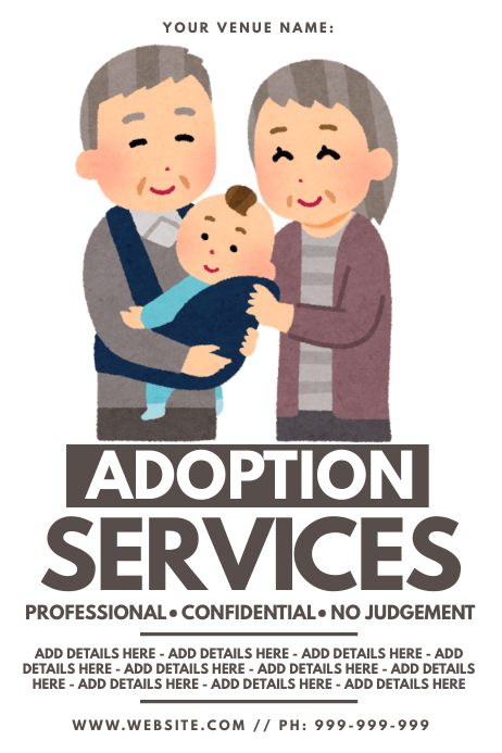 Copy of Adoption Services Poster | PosterMyWall