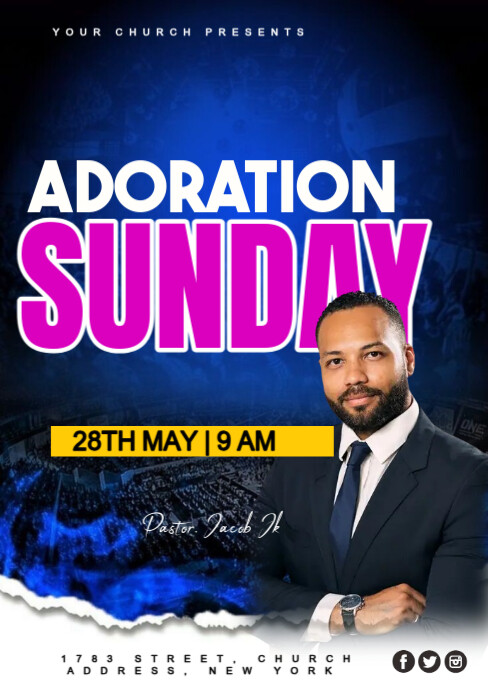 Copy of adoration service | PosterMyWall