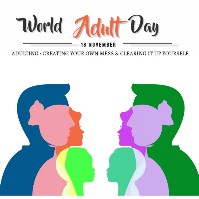 ADULT DAY Template | PosterMyWall
