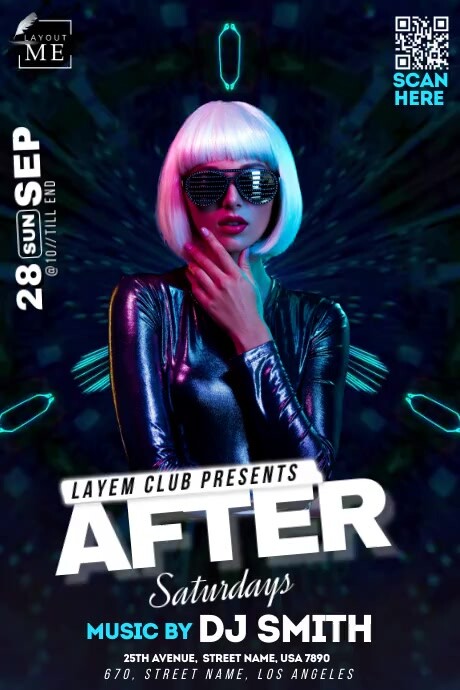 Adult Night Party Template | PosterMyWall