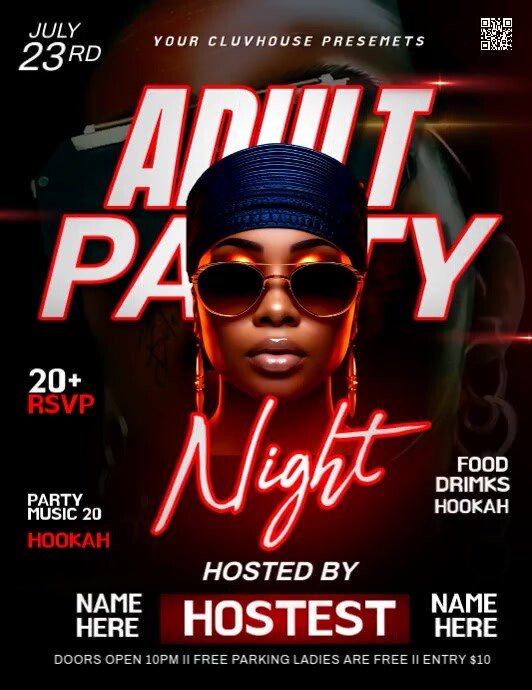 Copy of ADULT PARTY | PosterMyWall