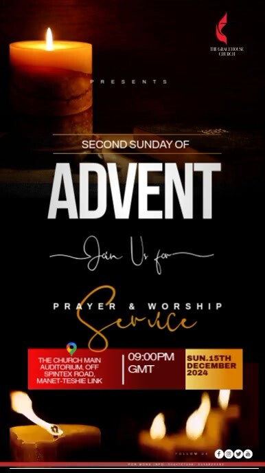 Copy of Advent Prayer Service Instagram Story | PosterMyWall