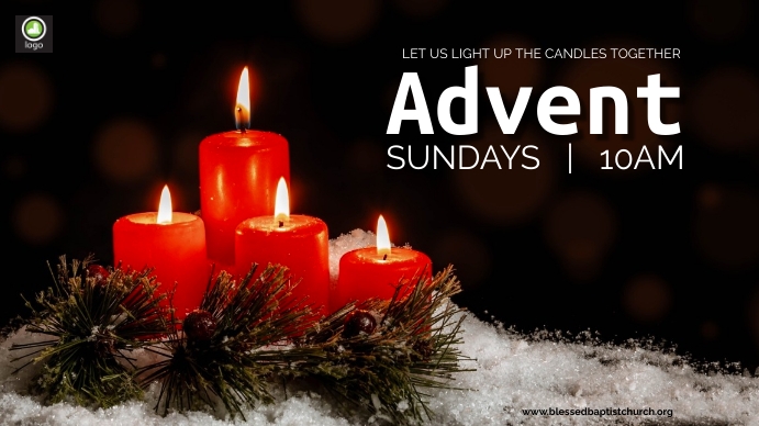 Advent Service Template | PosterMyWall