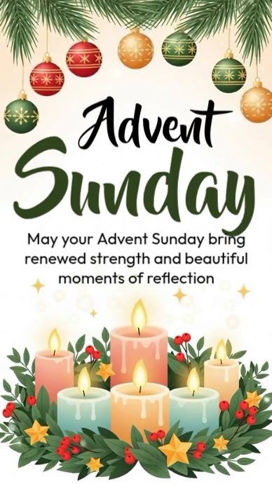 Advent Sunday Template | PosterMyWall
