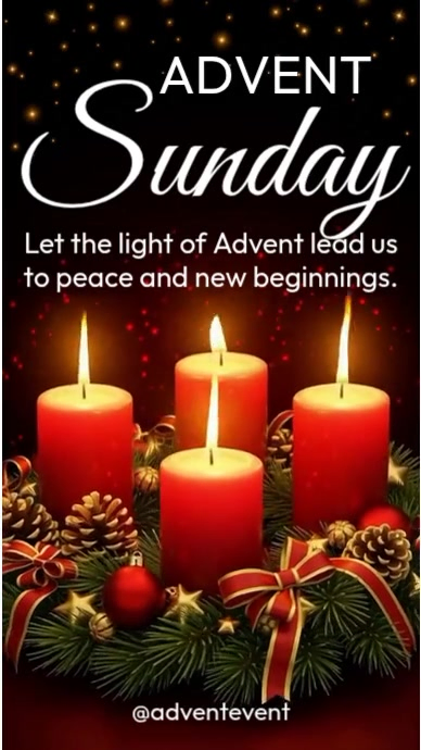 Advent Sunday Template | PosterMyWall