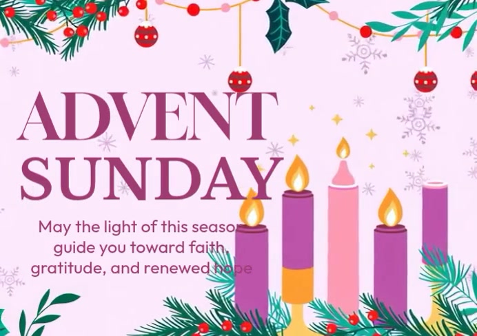 Advent Sunday Event Template | PosterMyWall