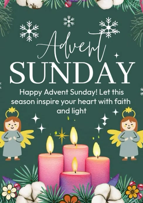 Advent Sunday Event Template | PosterMyWall
