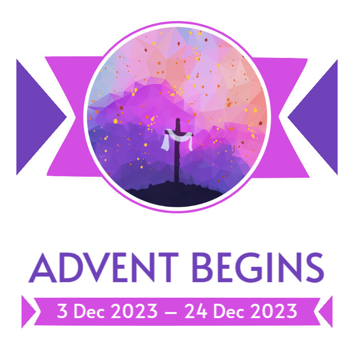 Advent sunday flyer Template | PosterMyWall