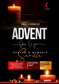 2025 CROSS OVER SERVICE FLYER TEMPLATE | PosterMyWall