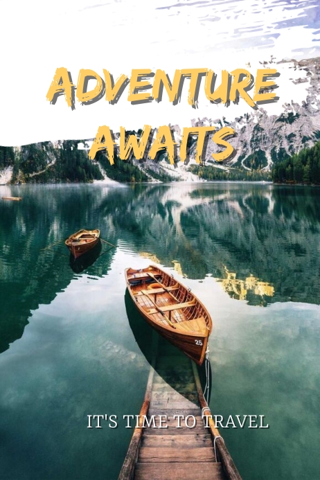 Plantilla de Aventura Aguarda | PosterMyWall