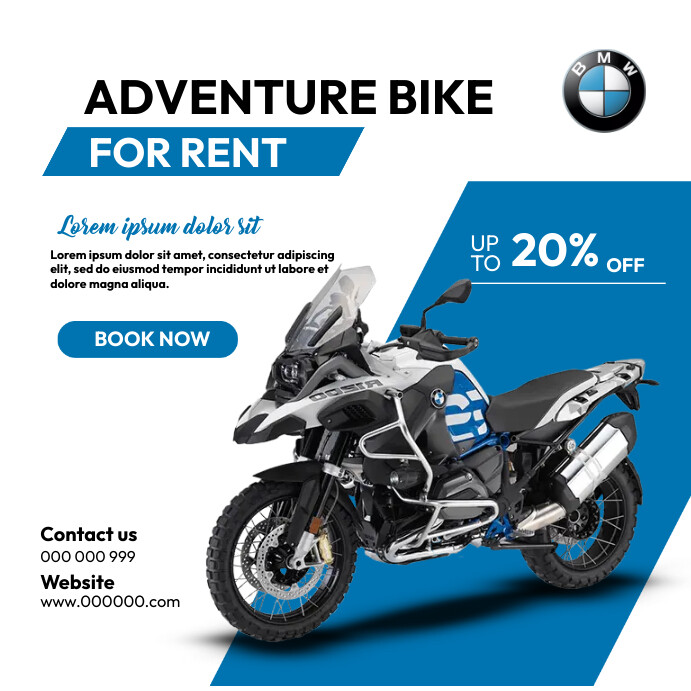 Copy of Adventure Bike Ads | PosterMyWall