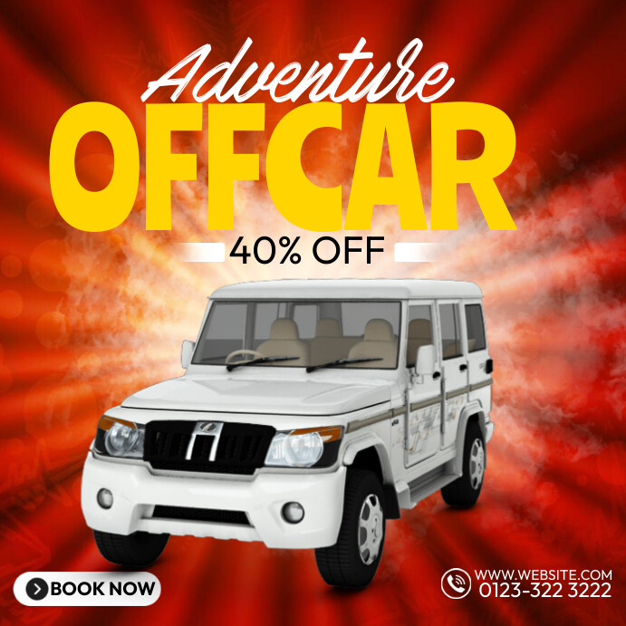 Adventure Car Sale Template | PosterMyWall