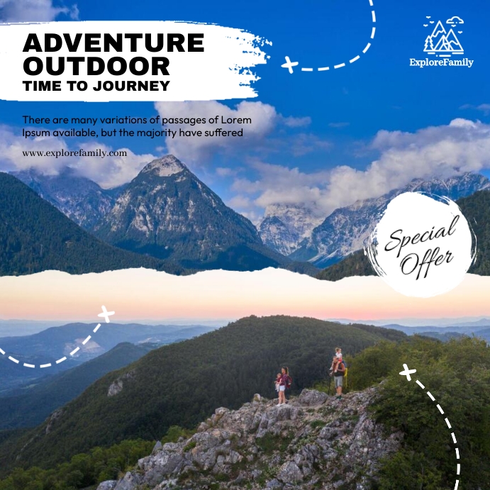 Adventure Outdoor Time Journey Template | PosterMyWall