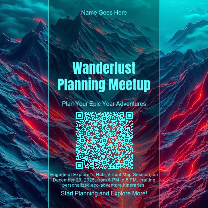 Plantilla de Adventure Travel Planner Instagram Square Design for ...