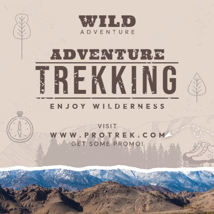 Adventure Trekking Template | PosterMyWall