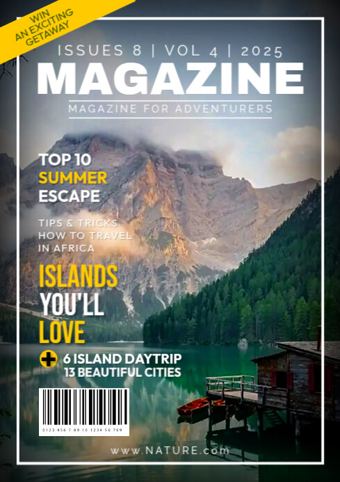 Copy of Adventurer Magazine | PosterMyWall