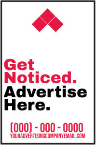 Advertise Here Board Template | PosterMyWall
