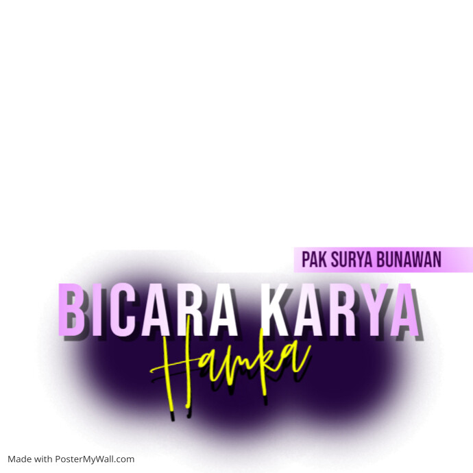 DUMMY POSTER Pak Bunawan | PosterMyWall