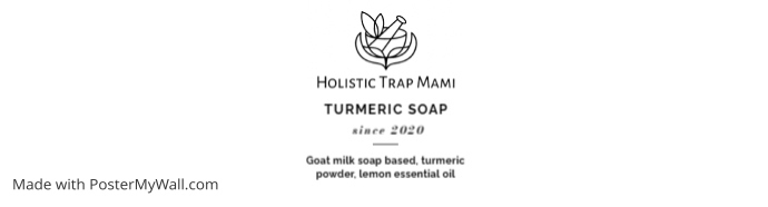 Copy of turmeric soap label | PosterMyWall
