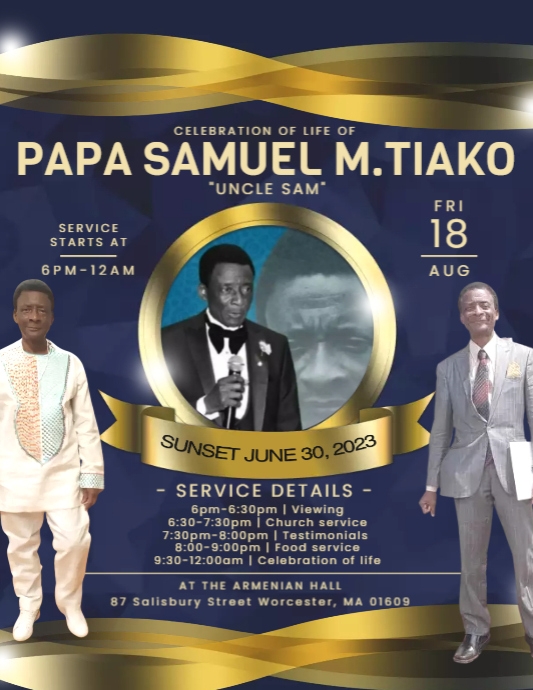 Copy of Papa Samuel M. Tiako Flyer | PosterMyWall