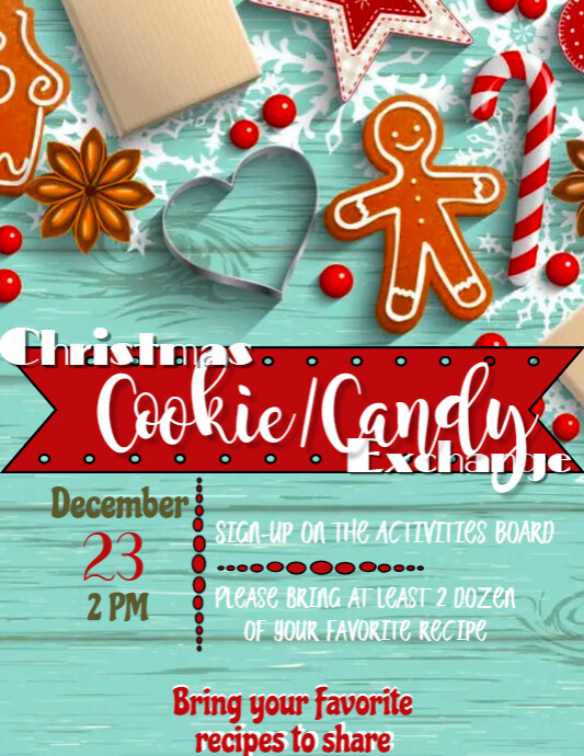 Cookie Exchange | PosterMyWall