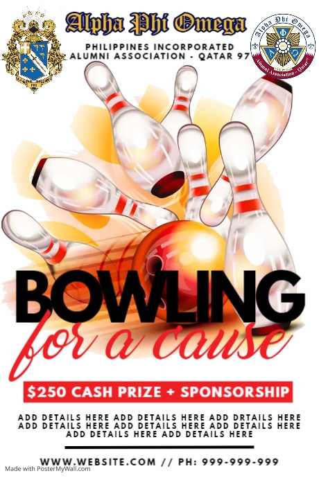 Bowling Tournament Poster | PosterMyWall