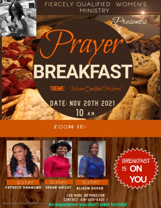 Copy of Prayer Breakfast Flyer | PosterMyWall