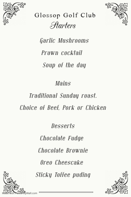 Copy of Daily Menu Template | PosterMyWall