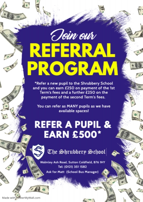 Copy of Referral Program Flyer | PosterMyWall