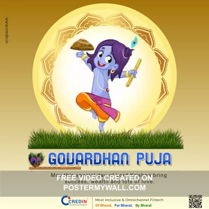 Copy of GOVARDHAN PUJA | PosterMyWall
