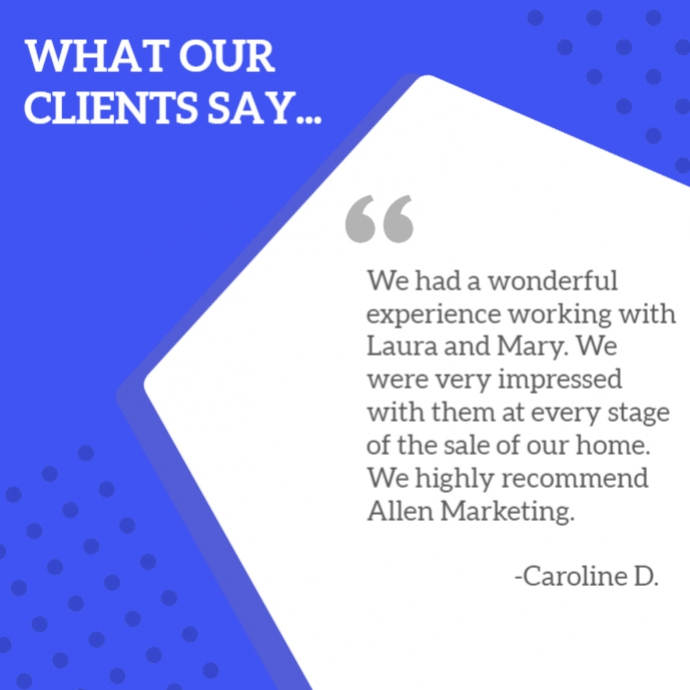 Copy of Purple and white testimonial instagram post | PosterMyWall