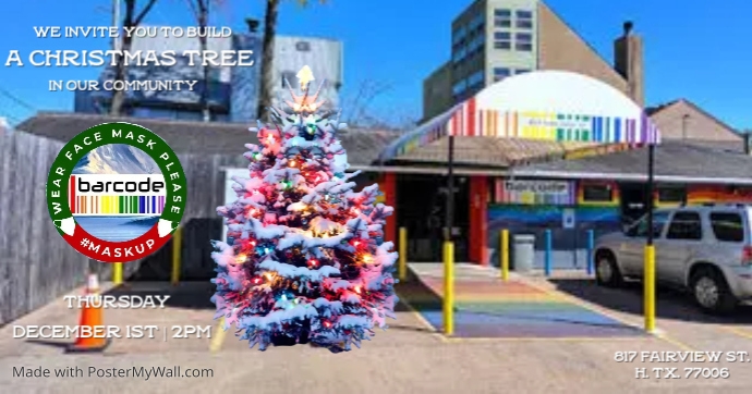 Copy of Christmas tree decorating community event flyer | PosterMyWall