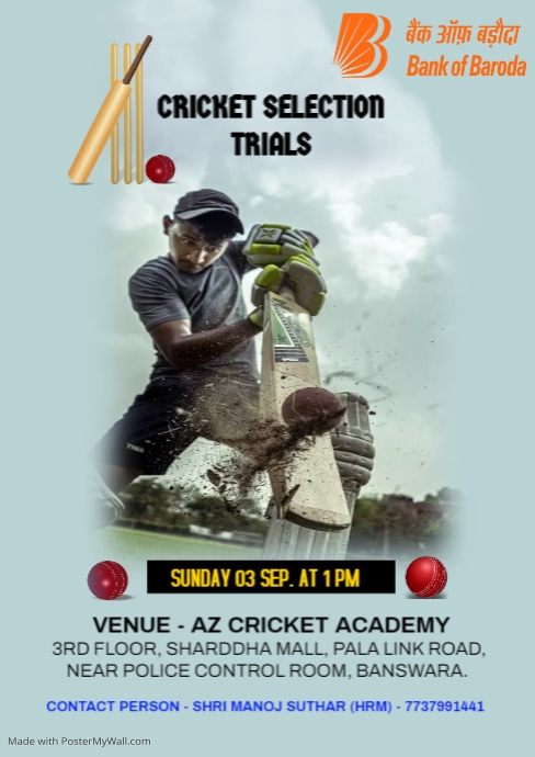 Cricket Tournament | PosterMyWall