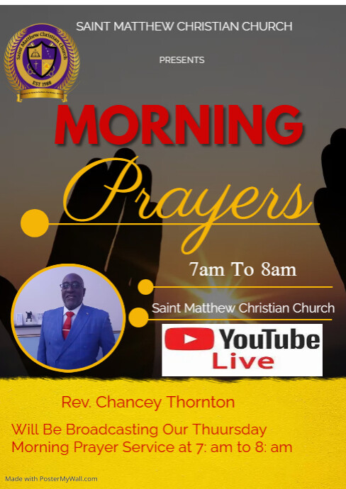 Morning devotion template | PosterMyWall