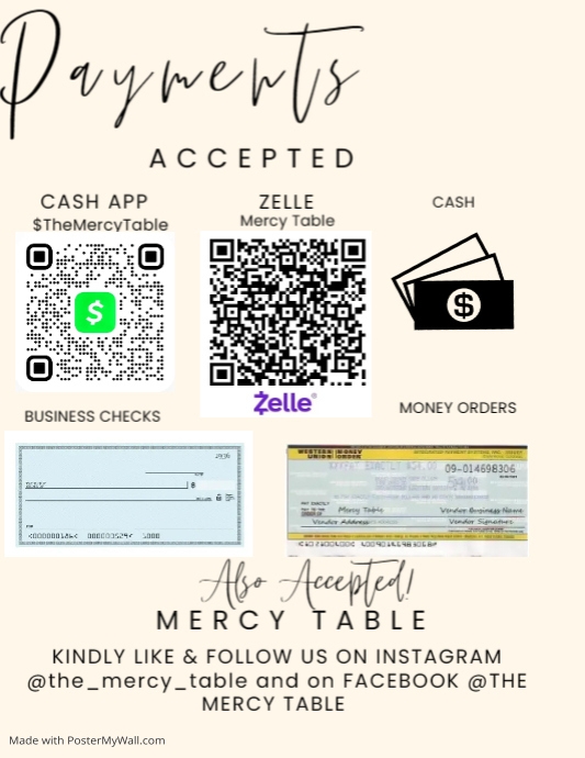 Copy of Business accepted payment poster | PosterMyWall