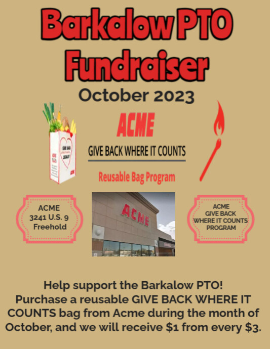 Acme October Fundraiser | PosterMyWall
