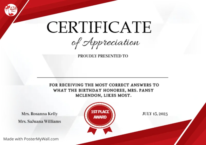 Free Printable Certificate | PosterMyWall