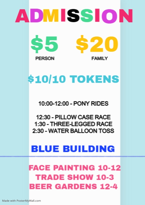 ADMISSION | PosterMyWall