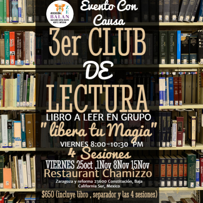 Book Club Flyer (1) | PosterMyWall