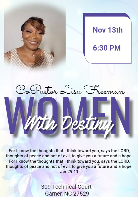 WOMEN PRAYER MEETING CONFERENCE BANNER | PosterMyWall