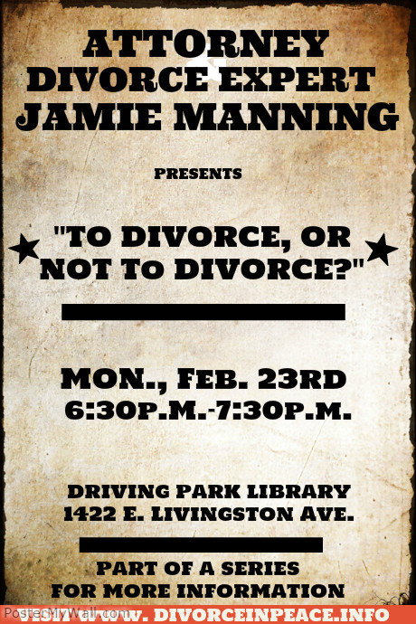 to divorce or not to divorce | PosterMyWall