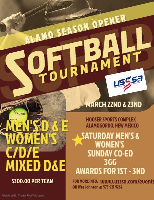 Copy of Softball Tournament Flyer | PosterMyWall