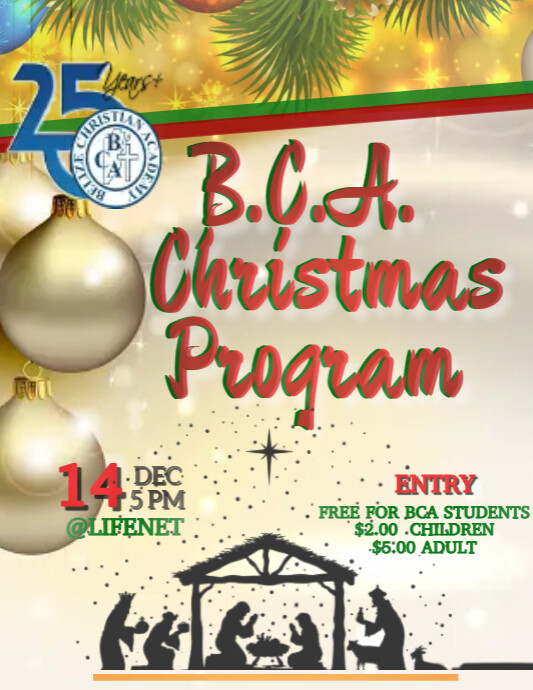 BCA_Christmas Flyer_2023 (3) | PosterMyWall